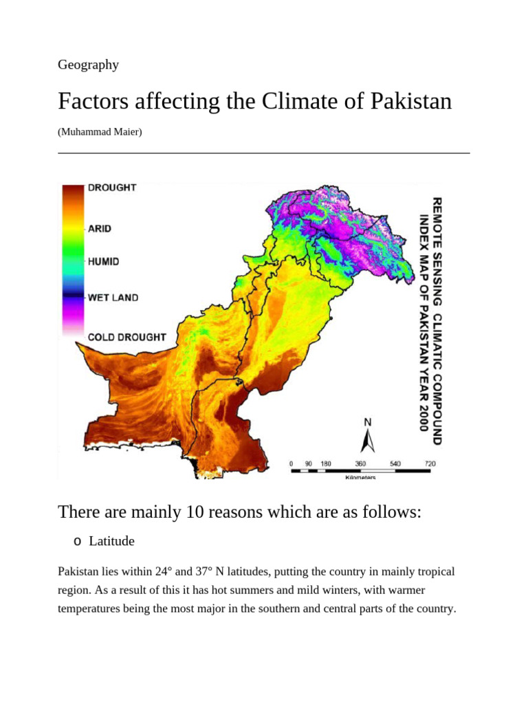Factors Affecting Climate | PDF