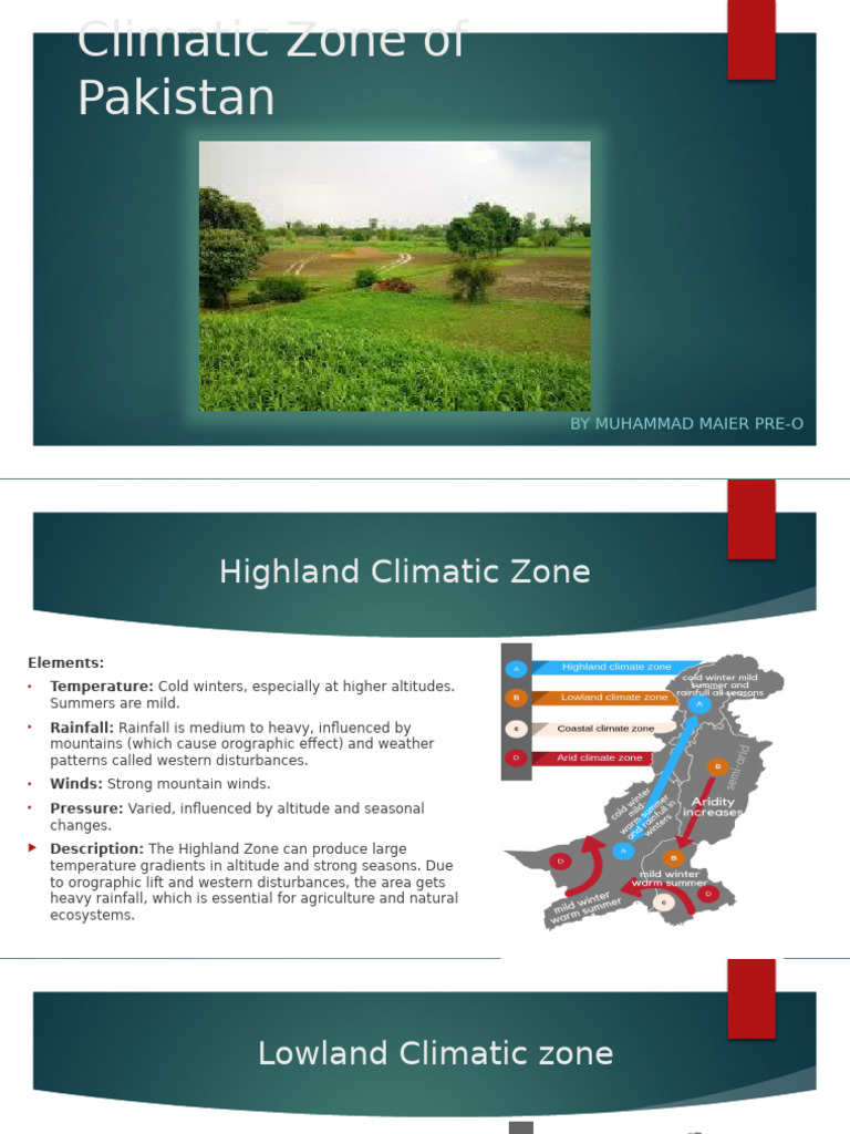 Climatic Zones of Pakistan | PDF | Wound | Rain