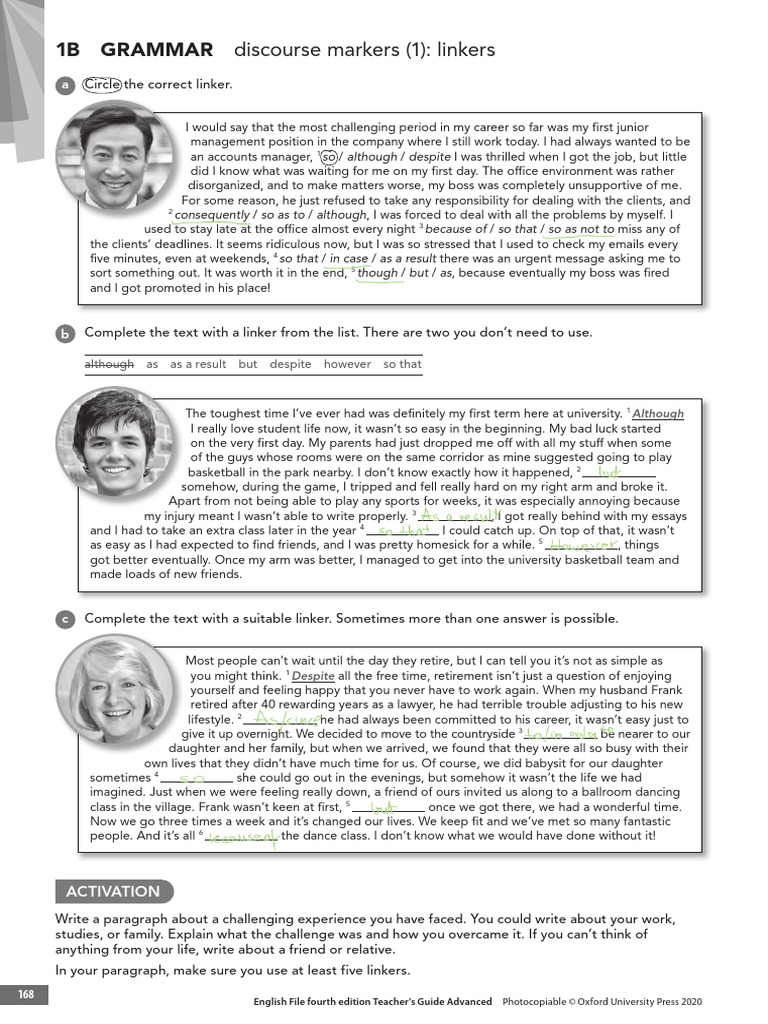 Mastering Linkers in Advanced English | PDF