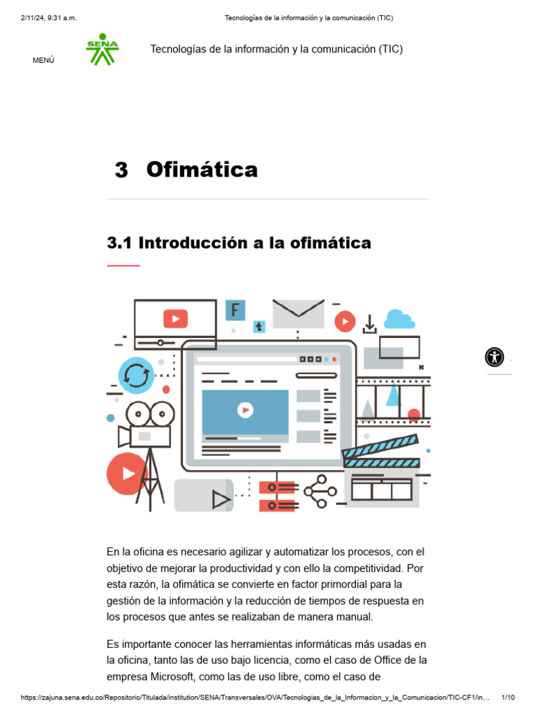 Introducción a la Ofimática y Herramientas | PDF | Hardware de la ...