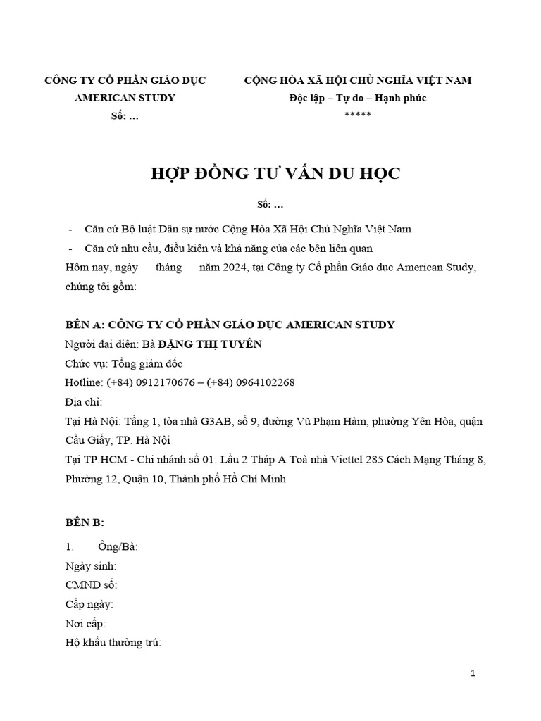 Final HĐ TVDH - Kim Phương | PDF