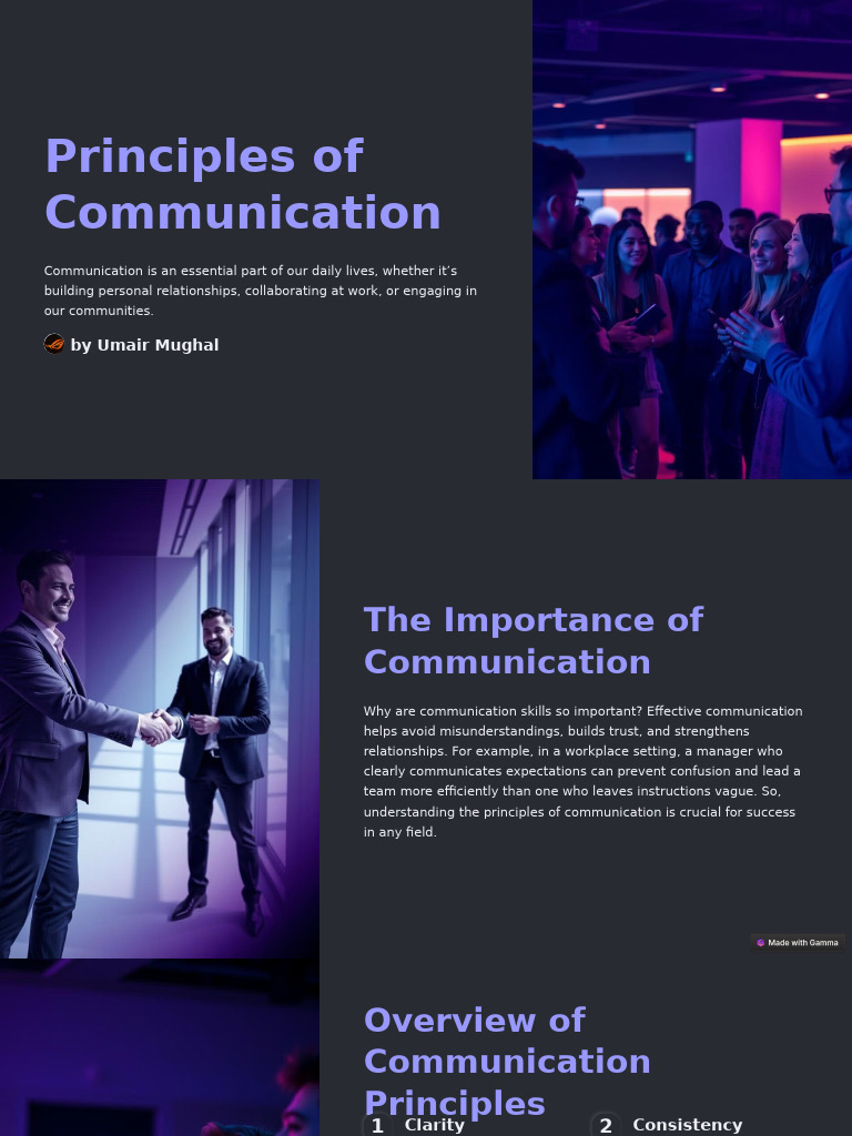 Principles of Communication | PDF | Communication | Feedback