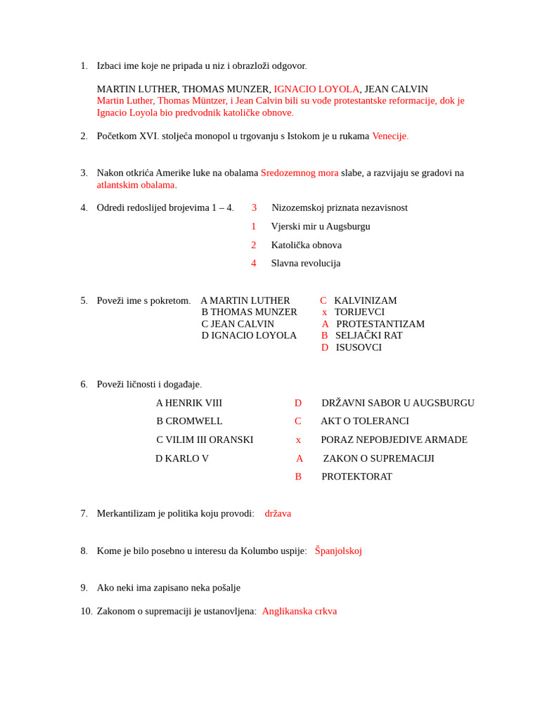 Povijest Ispit - Acf533f8 C2e9 4ca1 b8f1 79b5b2b2846c | PDF