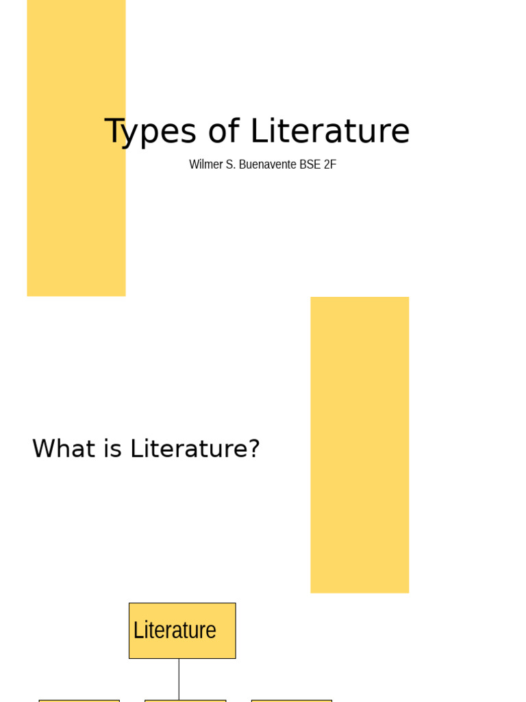 Literature Types Explained | PDF
