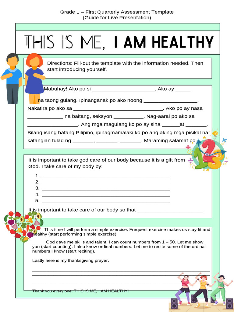 Quarterly Assessment 1 Template | PDF