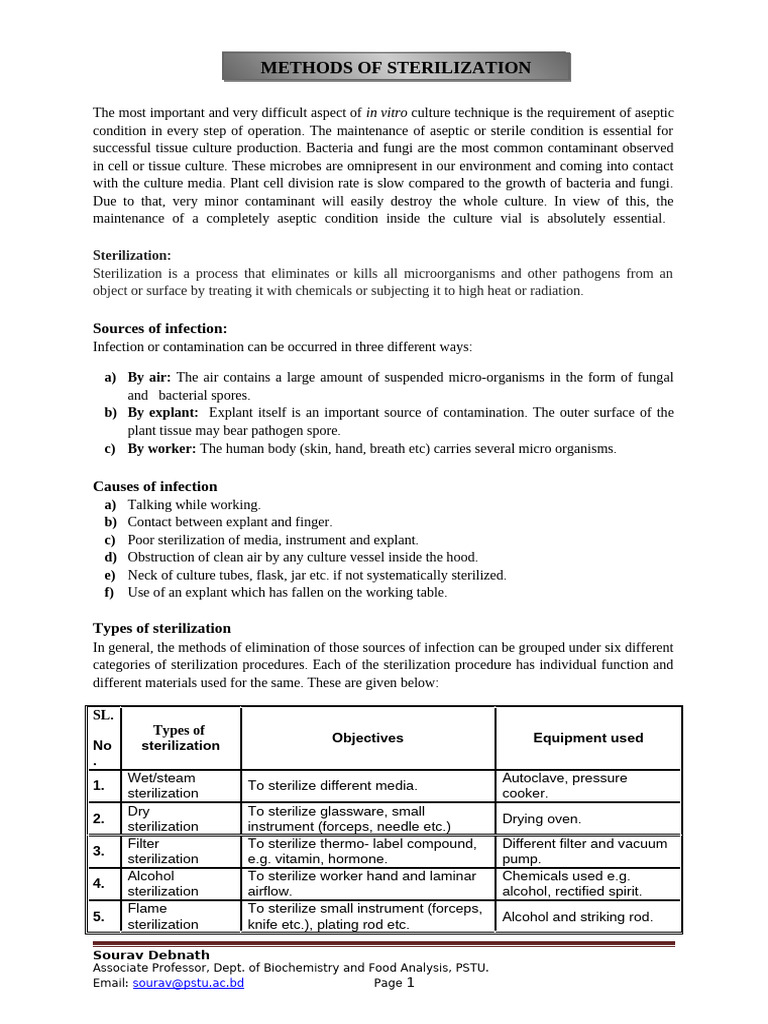 Practical 3 METHODS OF STERILIZATION New | PDF | Sterilization (Microbiology) | Filtration