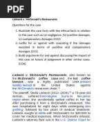 McDonald's Hot Coffee Lawsuit Explained | PDF