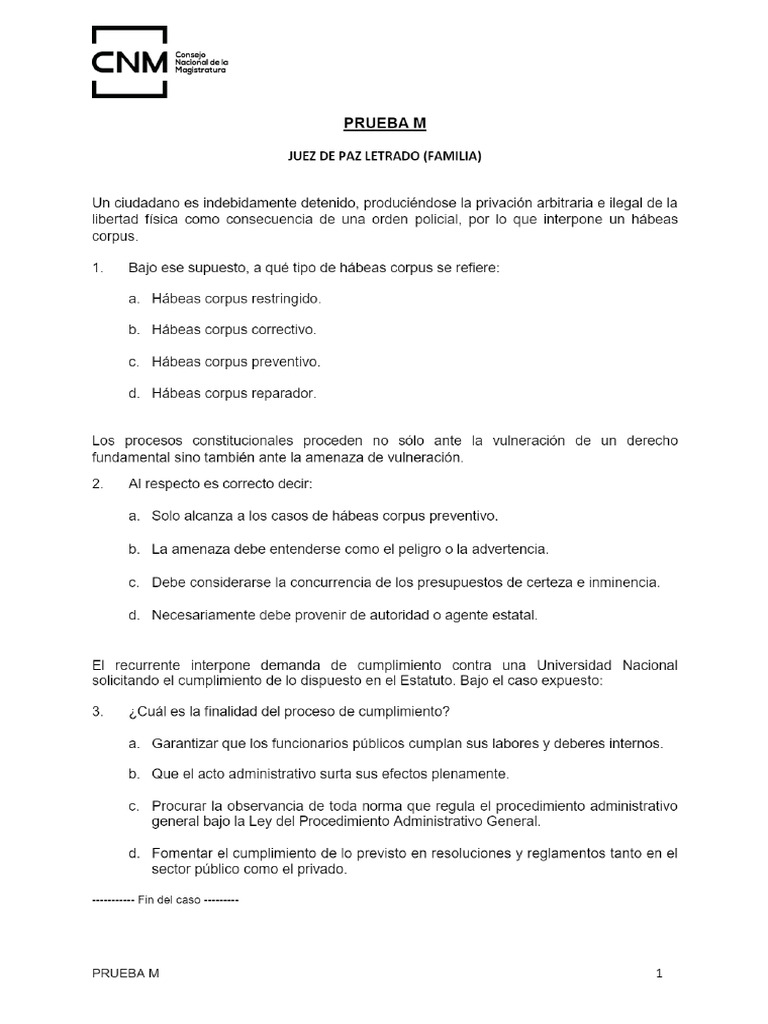 Examen M | PDF