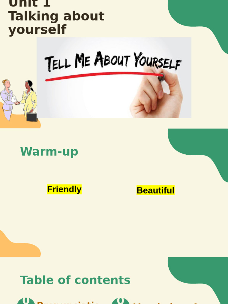 Unit 1. Talking About Yourself | PDF | Linguistics | Grammar