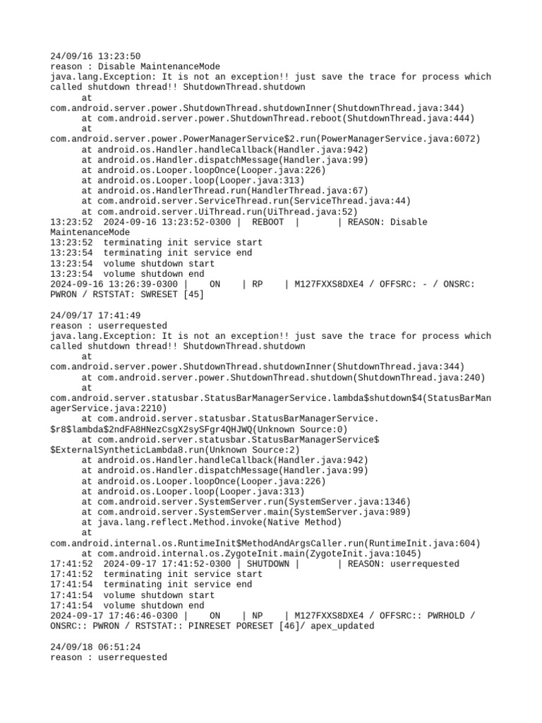 Power Off Reset Reason Backup | PDF | Computer Science | Systems Architecture