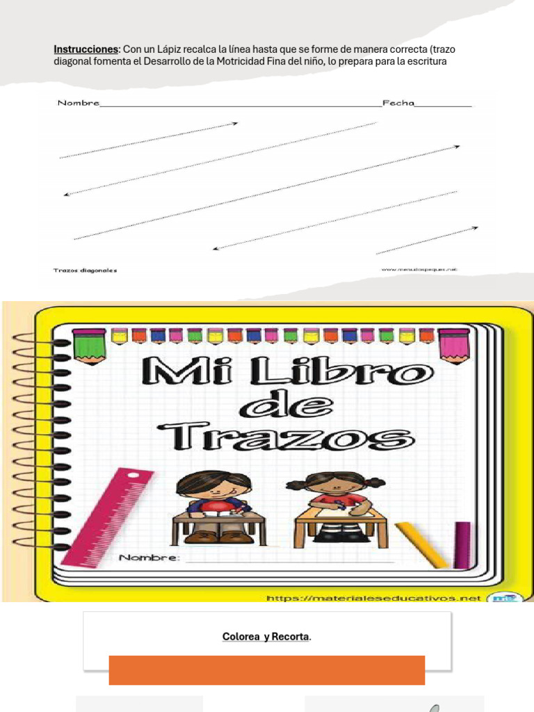 Libro de Apresto de 3 Años | PDF | Educación de la primera infancia | Lápiz