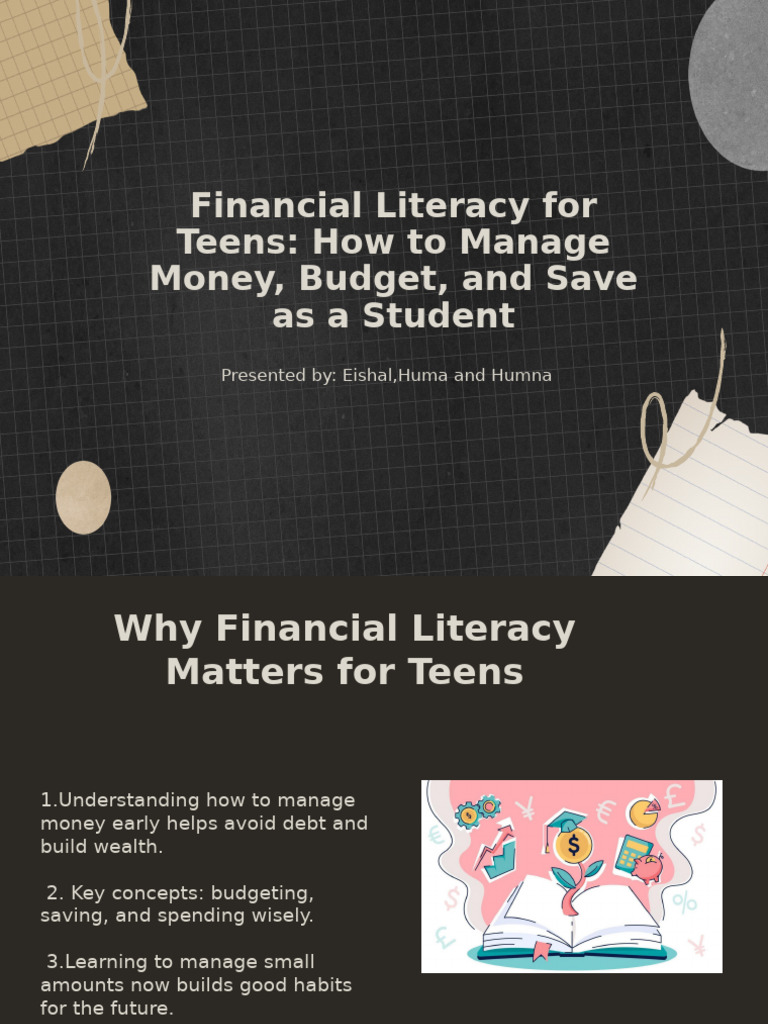Teen Financial Literacy Guide | PDF
