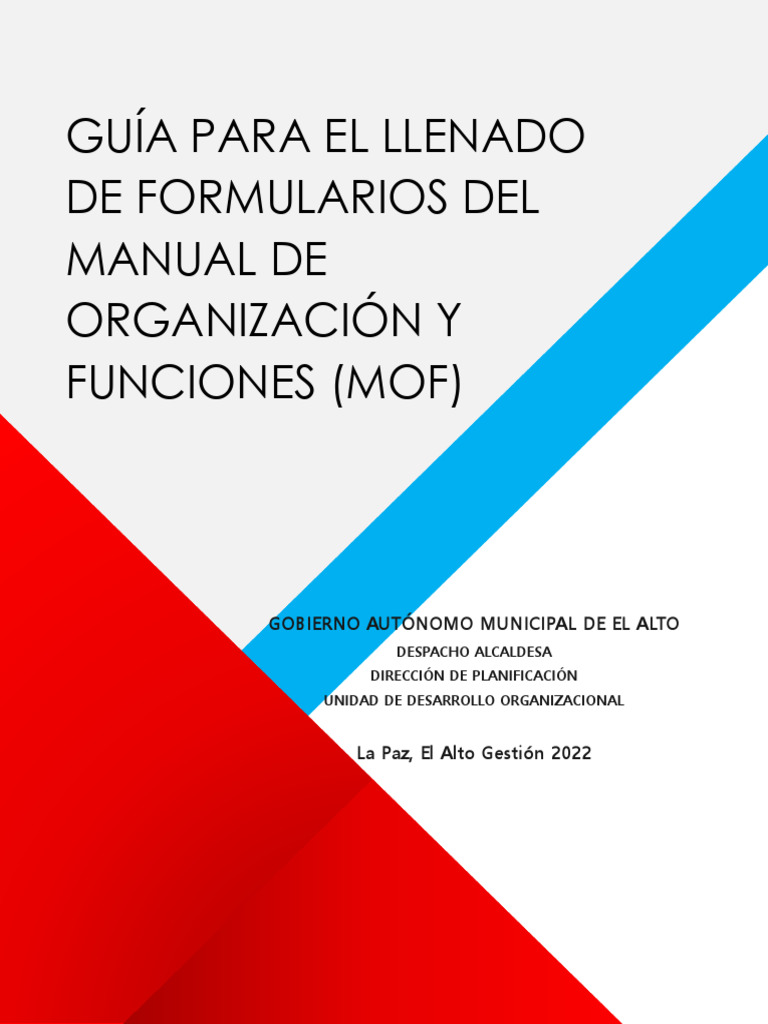 Guia Mof 2022 | PDF