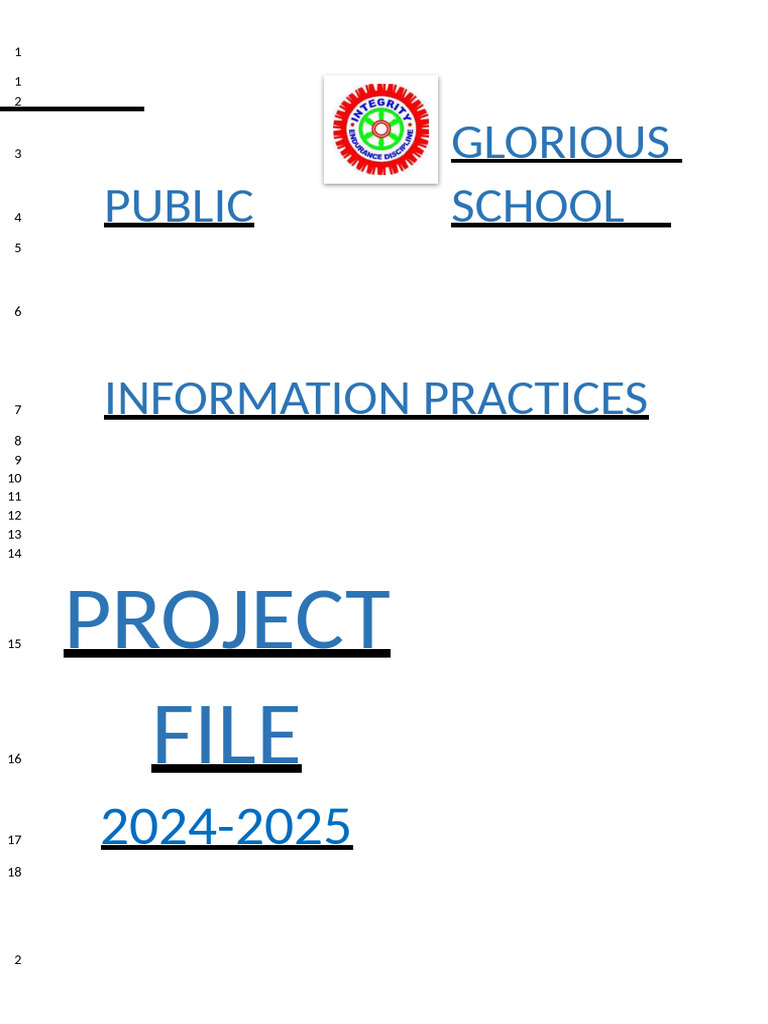 Ip Practical File | PDF | Computing Ip Practical File | PDF | Computing