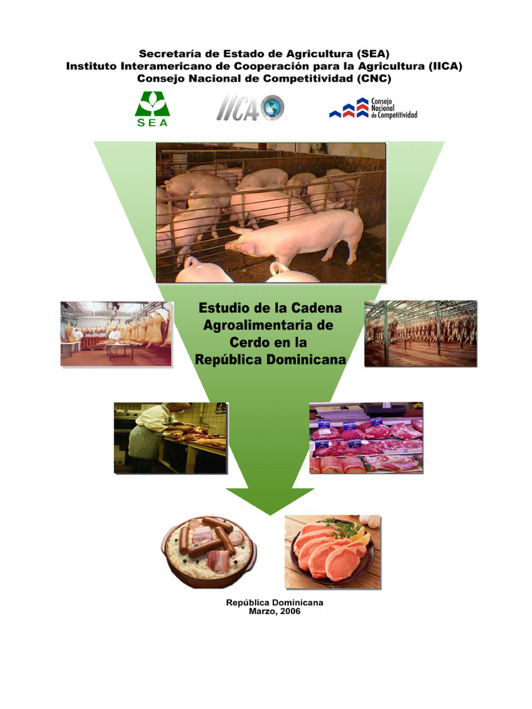 Cadena Agroalimentaria de Carne de Cerdo | PDF | Carne | Matadero