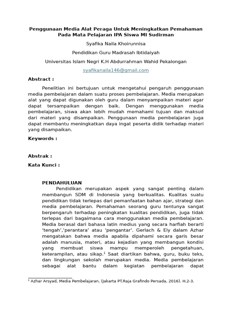 Artikel - IPA Belum Fix | PDF