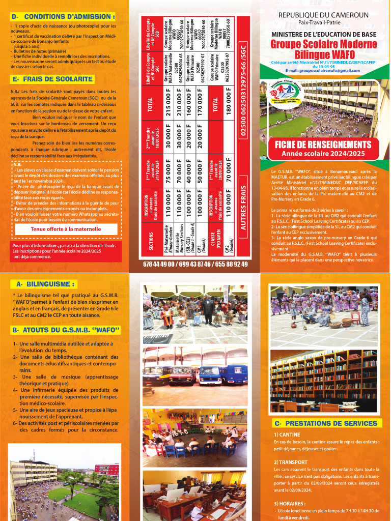 Depliant Francais | PDF