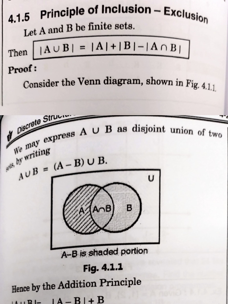 Inclusion Exclusion Principal | PDF | Mathematics