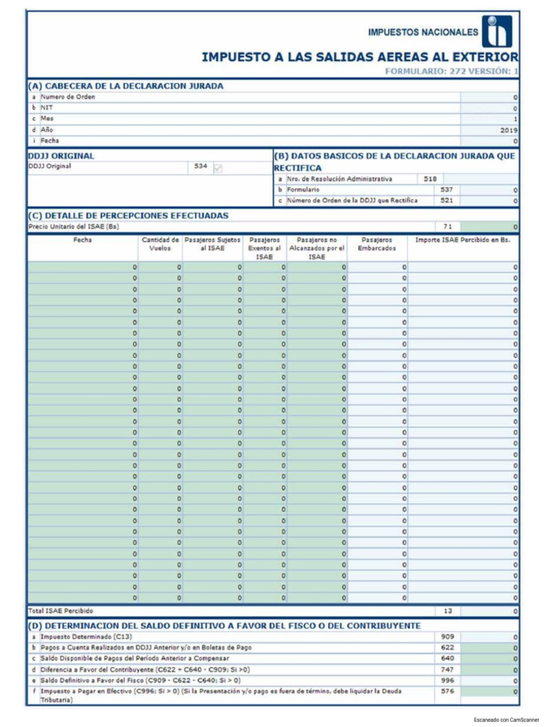 Formulario 272 v.2 | PDF