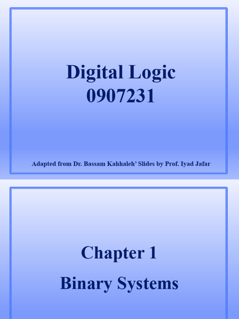 01 Binary Systems Pdf Ascii Binary Coded Decimal