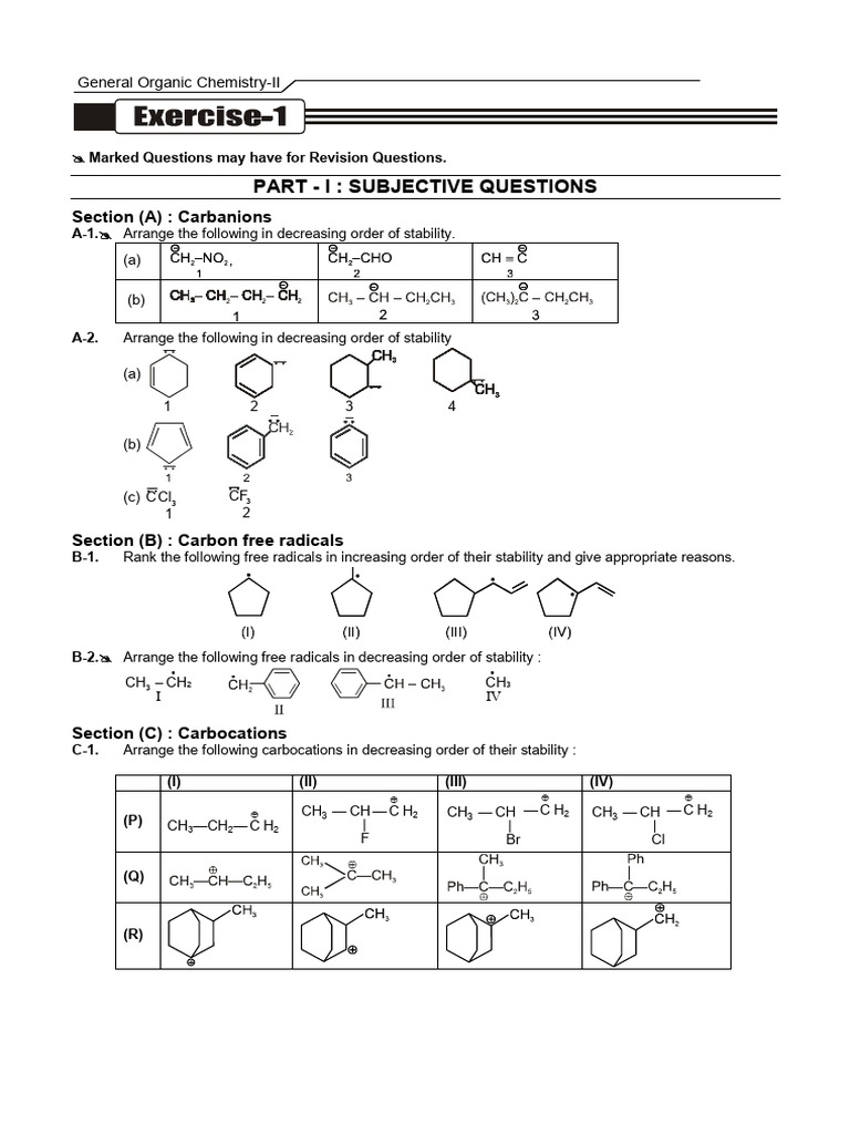 GOC 2 Exercises | PDF | Amine | Acid