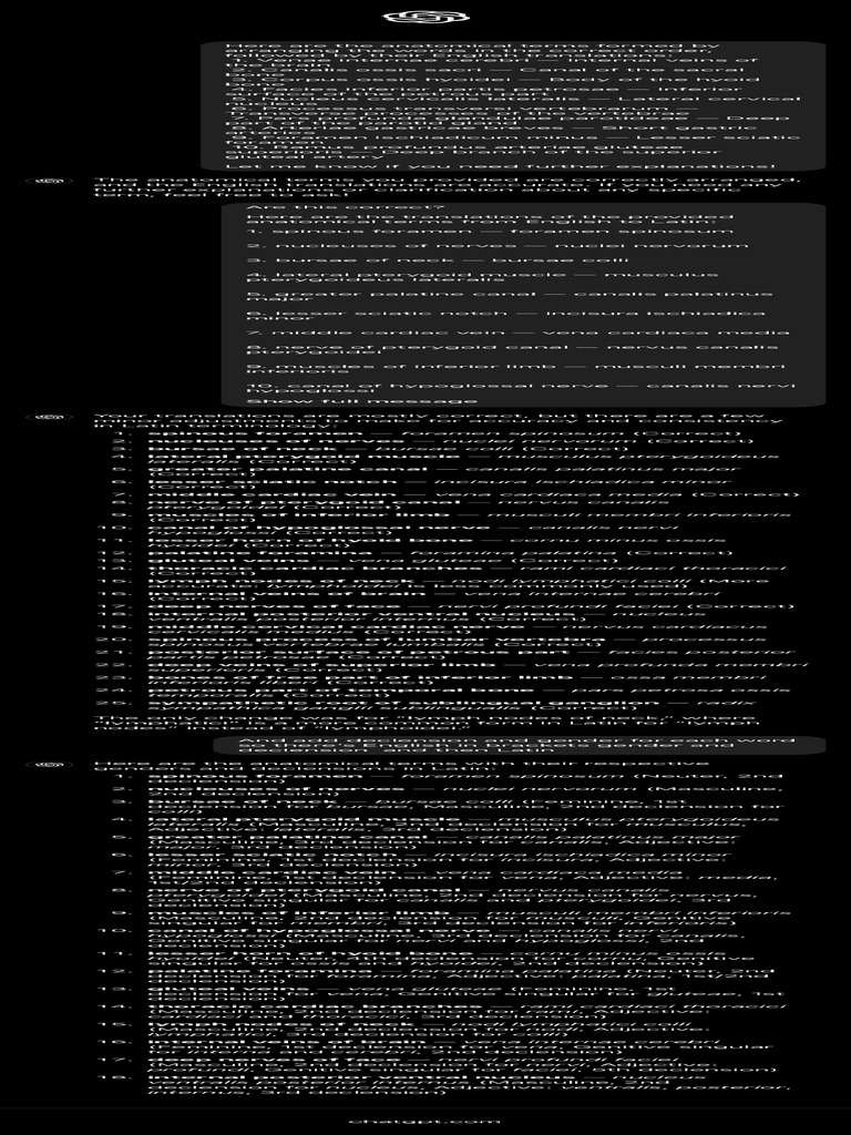 Anatomical Terms Explained | PDF