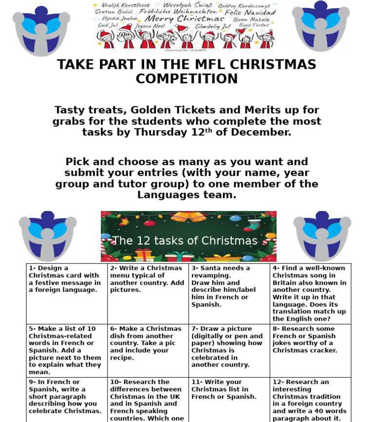 The 12 Tasks of Christmas | PDF
