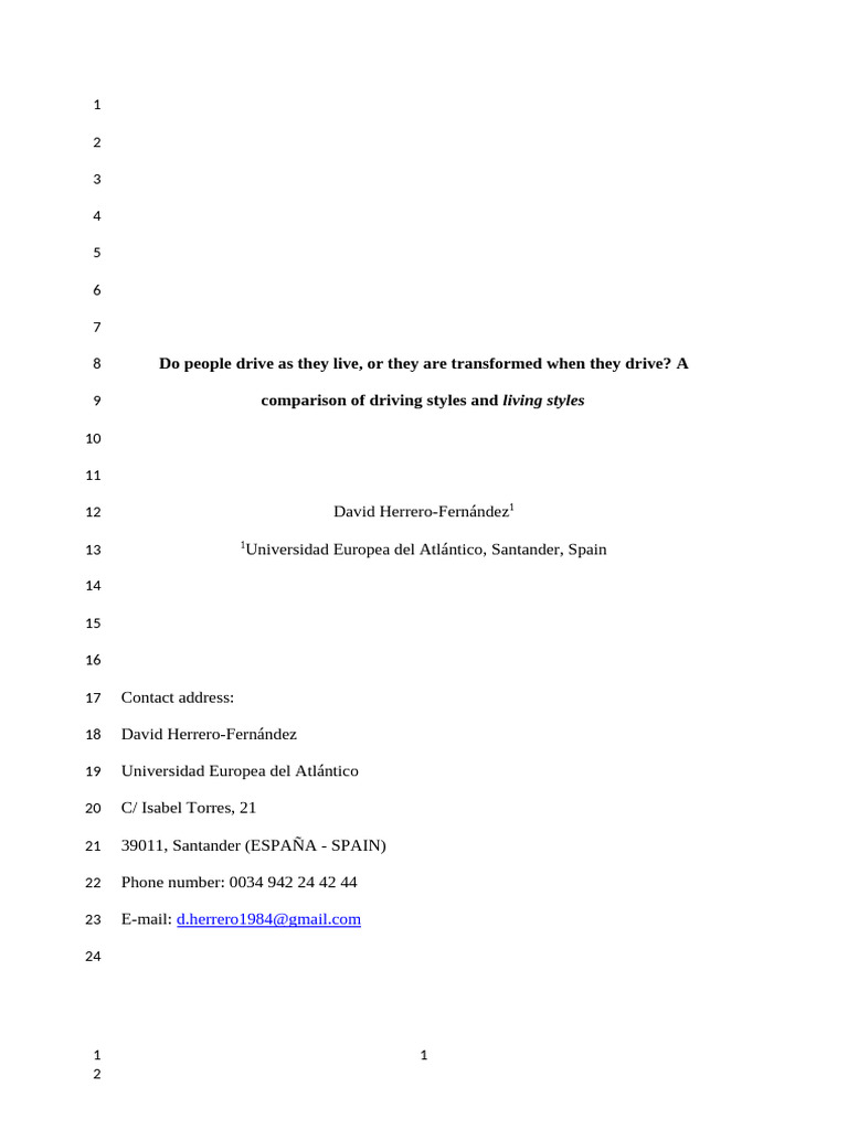 Manuscrito - R1 | PDF | Dependent And Independent Variables | Linear Regression