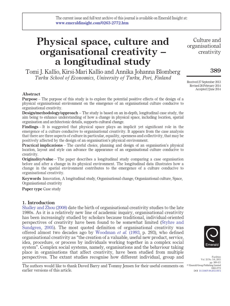 Longitudinal Single Case Sample Paper | PDF | Creativity ...
