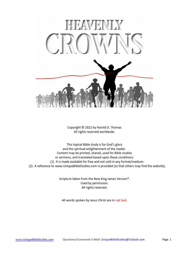 Crowns | PDF | Glory (Religion) | Jesus