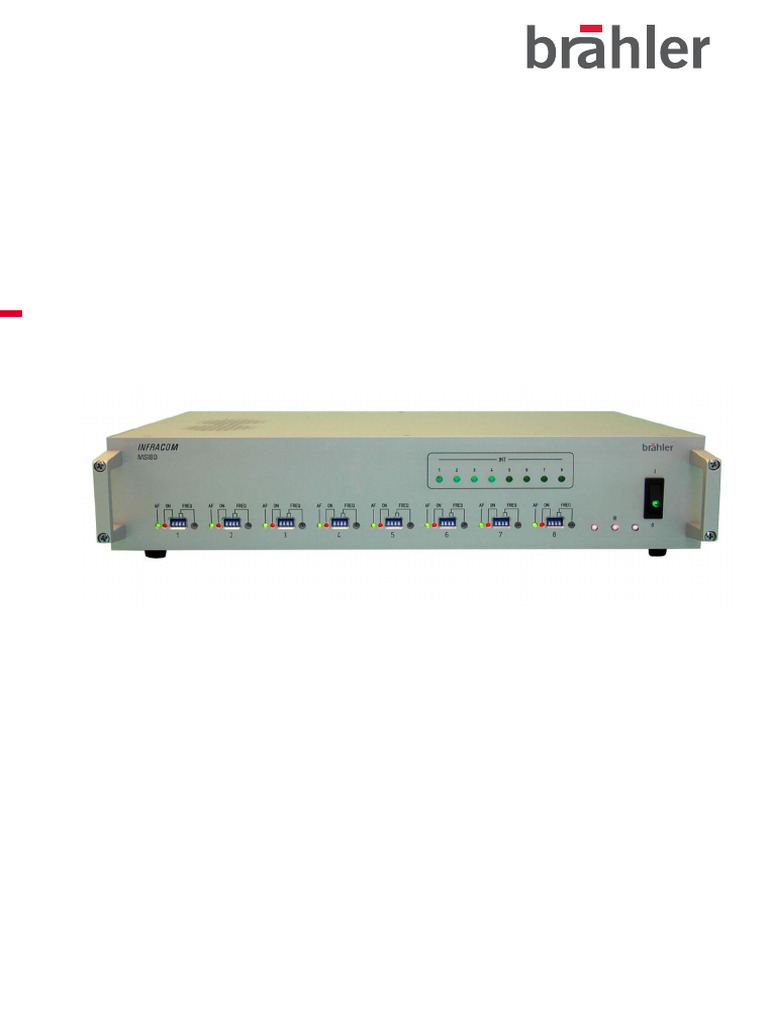 Bge Msi8d - 1.4 1 | PDF | Frequency Modulation | Electrical Connector