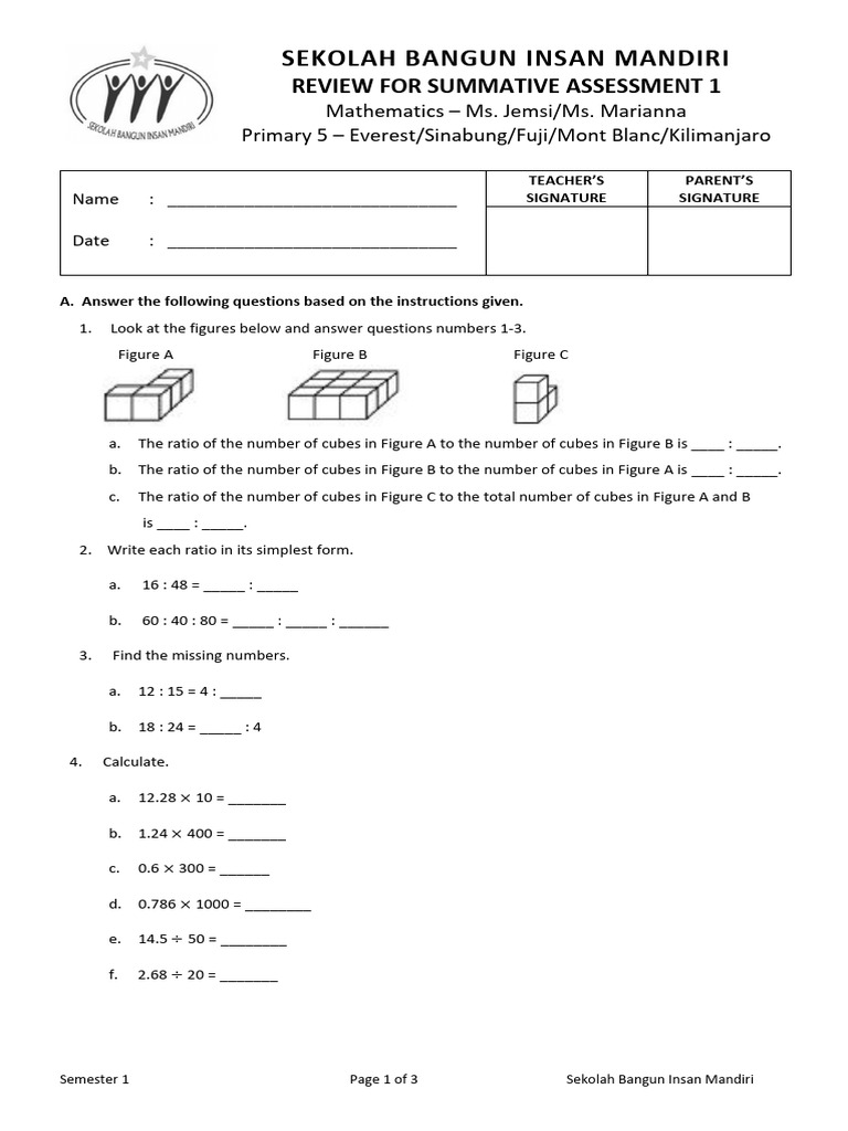 Math P5 | PDF | Litre | Volume
