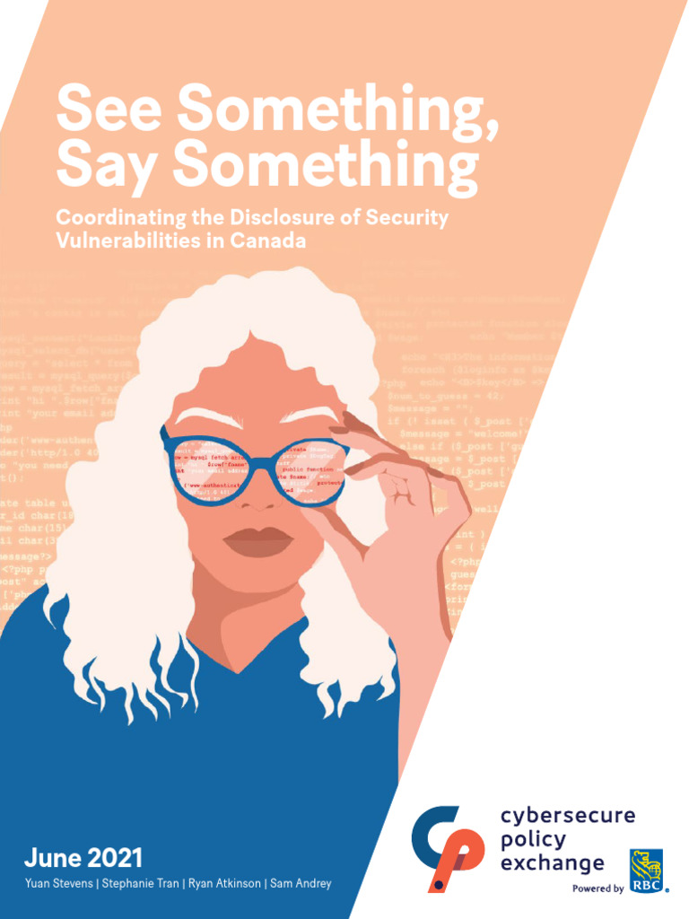 See Something Say Something 2021 | PDF | Vulnerability (Computing ...