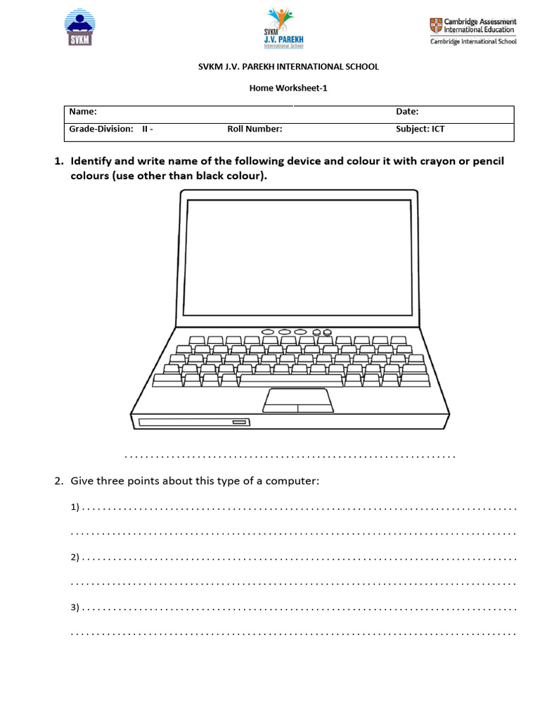 ICT Home Assignment-01 (2024-25) | PDF