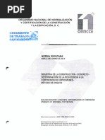 NMX-C-083-ONNCCE-2014 - Compresión | PDF | Hormigón | Esfera