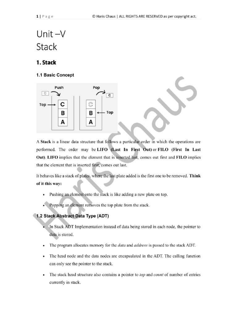 FDS Unit 5 Notes | PDF