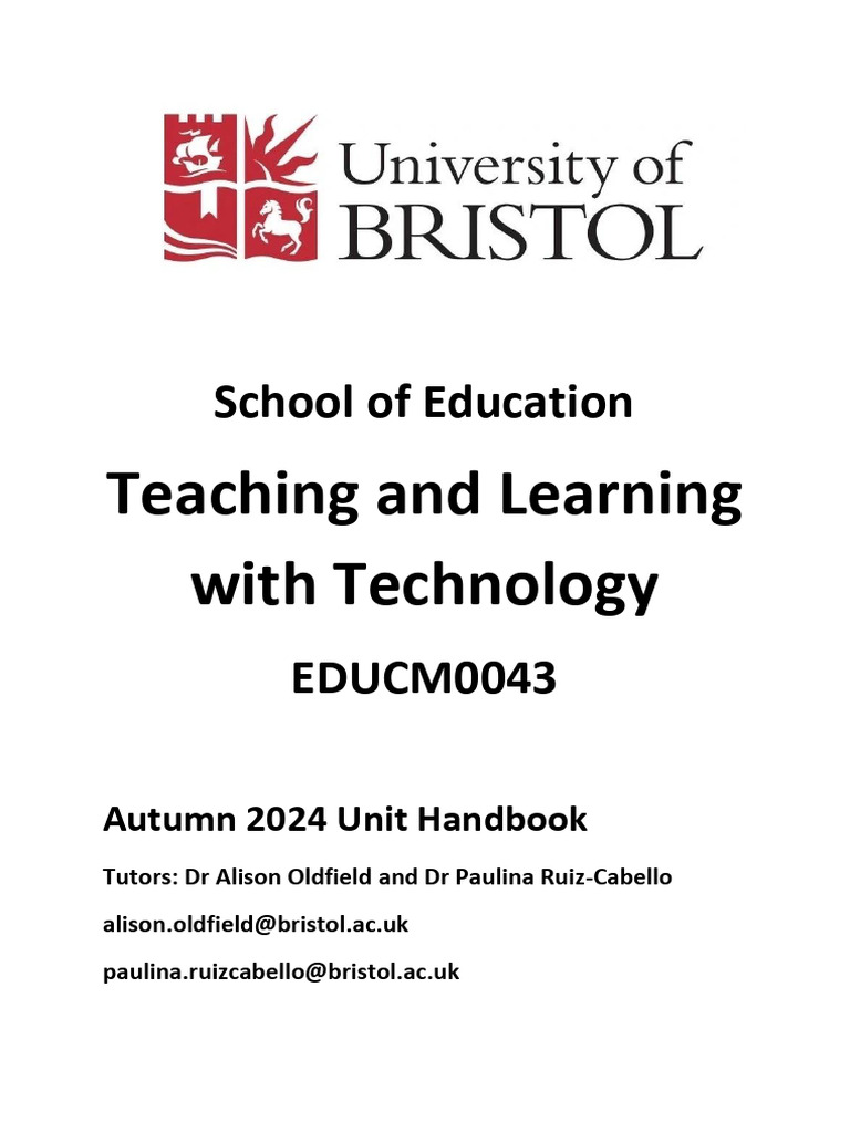 Teaching with Technology Handbook 2024 | PDF | Educational Assessment ...