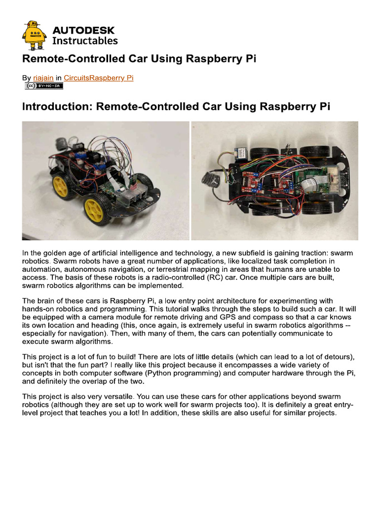 Rasp Car | PDF