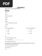 BTech Student Resume Template | PDF