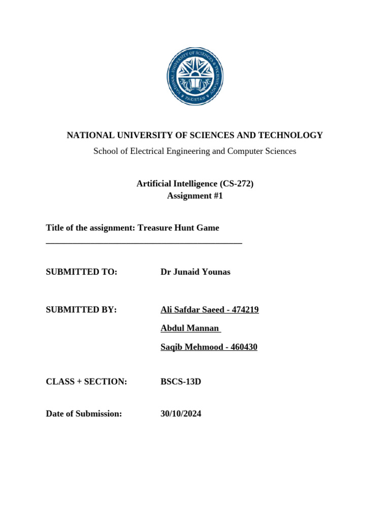 Project Proposal AI Assignment | PDF | Applied Mathematics ...
