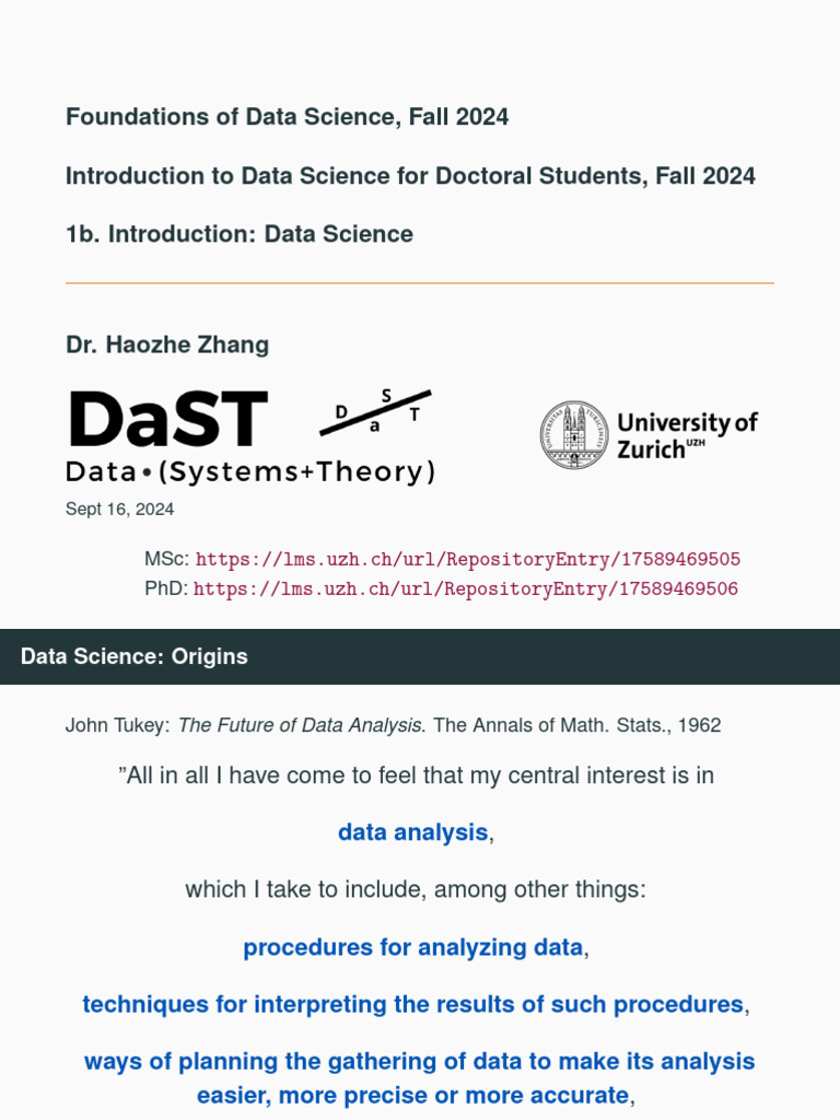 1b Datascience | PDF | Data Science | Statistics
