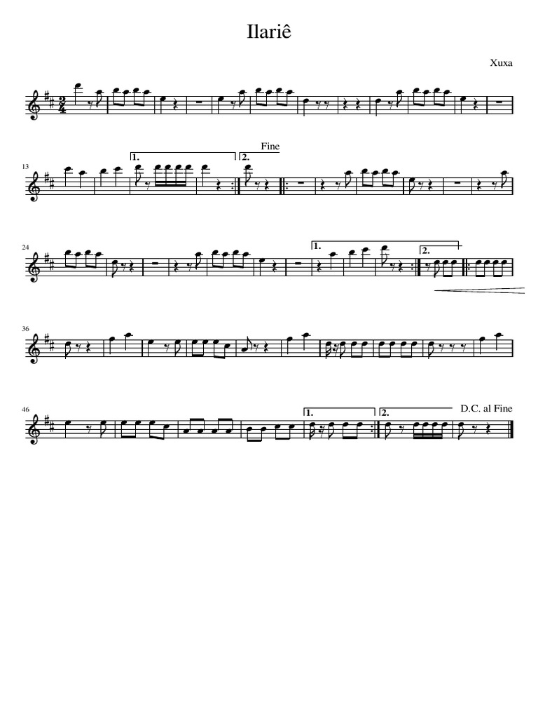 Ilariê by Xuxa: Song Analysis | PDF