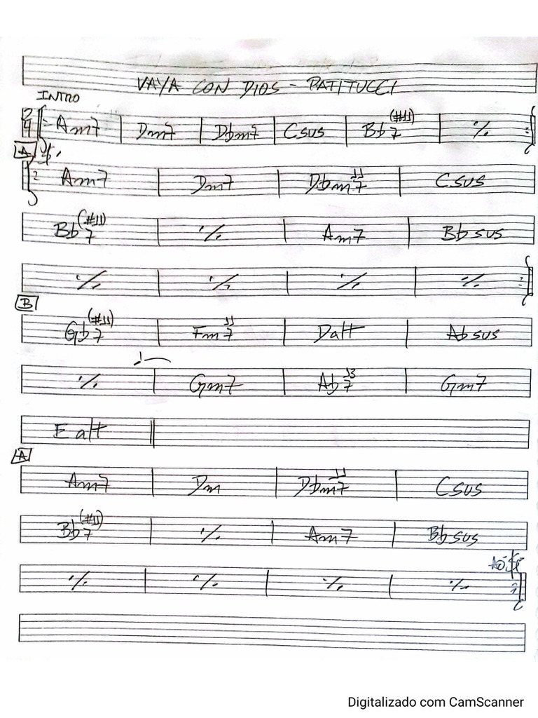 Vaya Con Dios Cifra | PDF