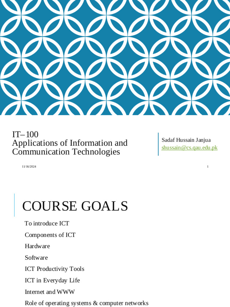 1 - Intro To Computers | PDF | Input/Output | Mobile Device