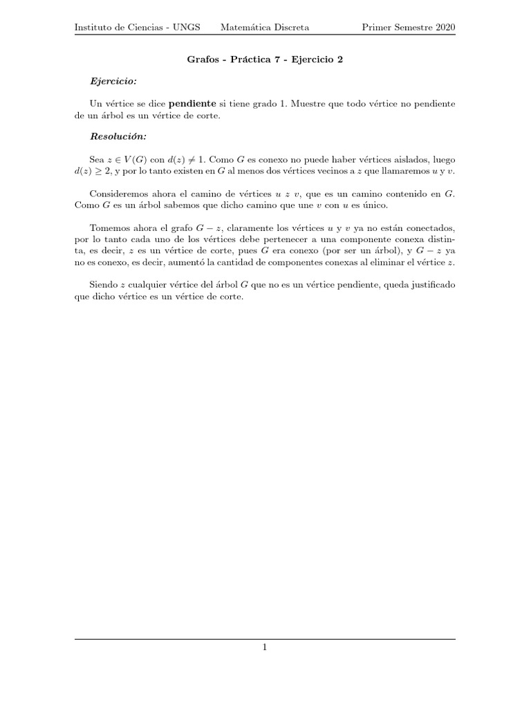 Grafos Practica 7 Ejercicio 02 Resol | PDF
