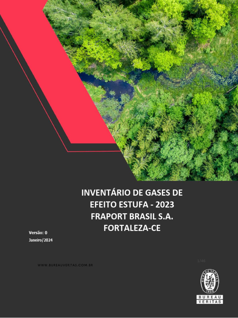 Inventário de GEE 2023 - Fraport Brasil | PDF | Gás de efeito estufa ...
