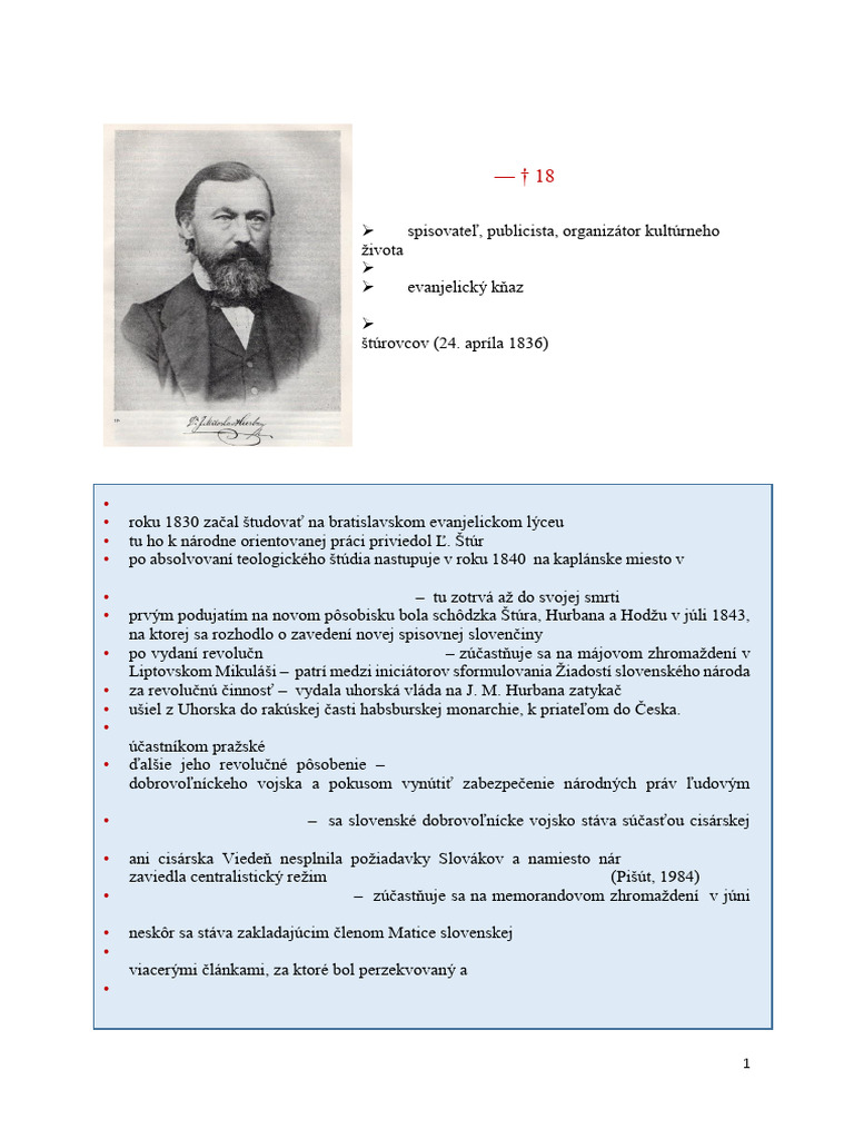 11b - JOZEF MILOSLAV HURBAN | PDF