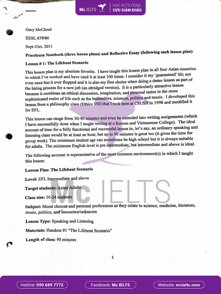 Lifeboat Scenarioooooooo | PDF