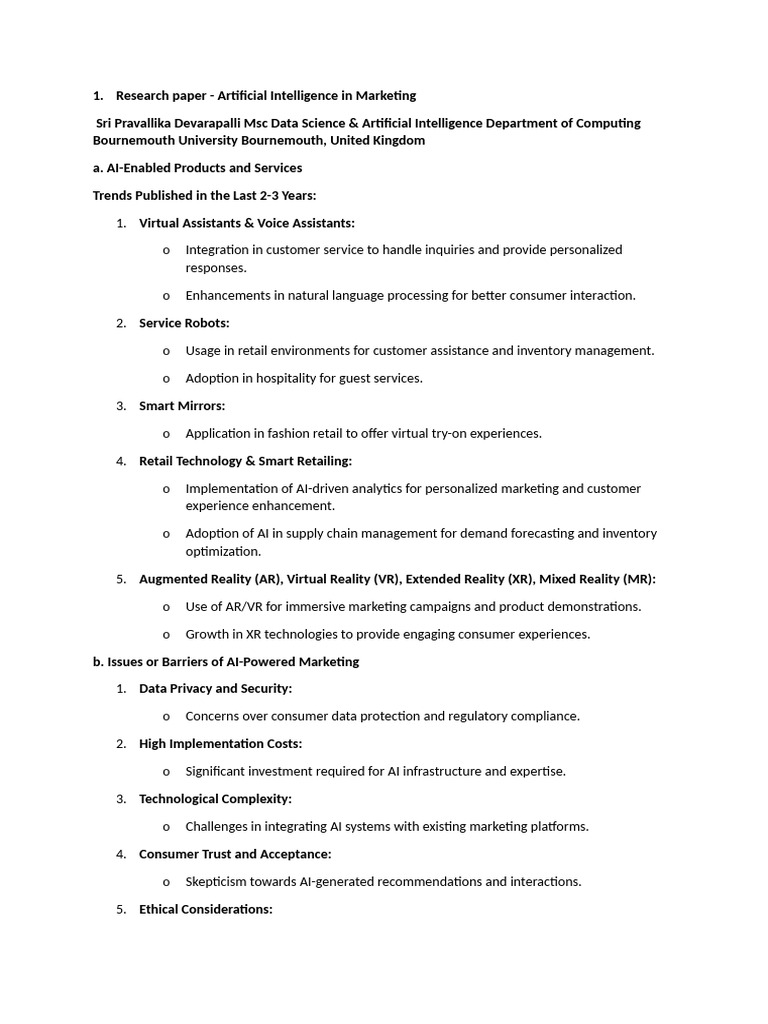 Research Paper | PDF | Artificial Intelligence | Intelligence (AI ...