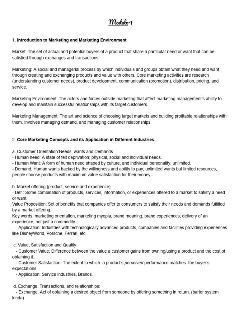 Marketing Management Notes | PDF | Marketing | Marketing Communications